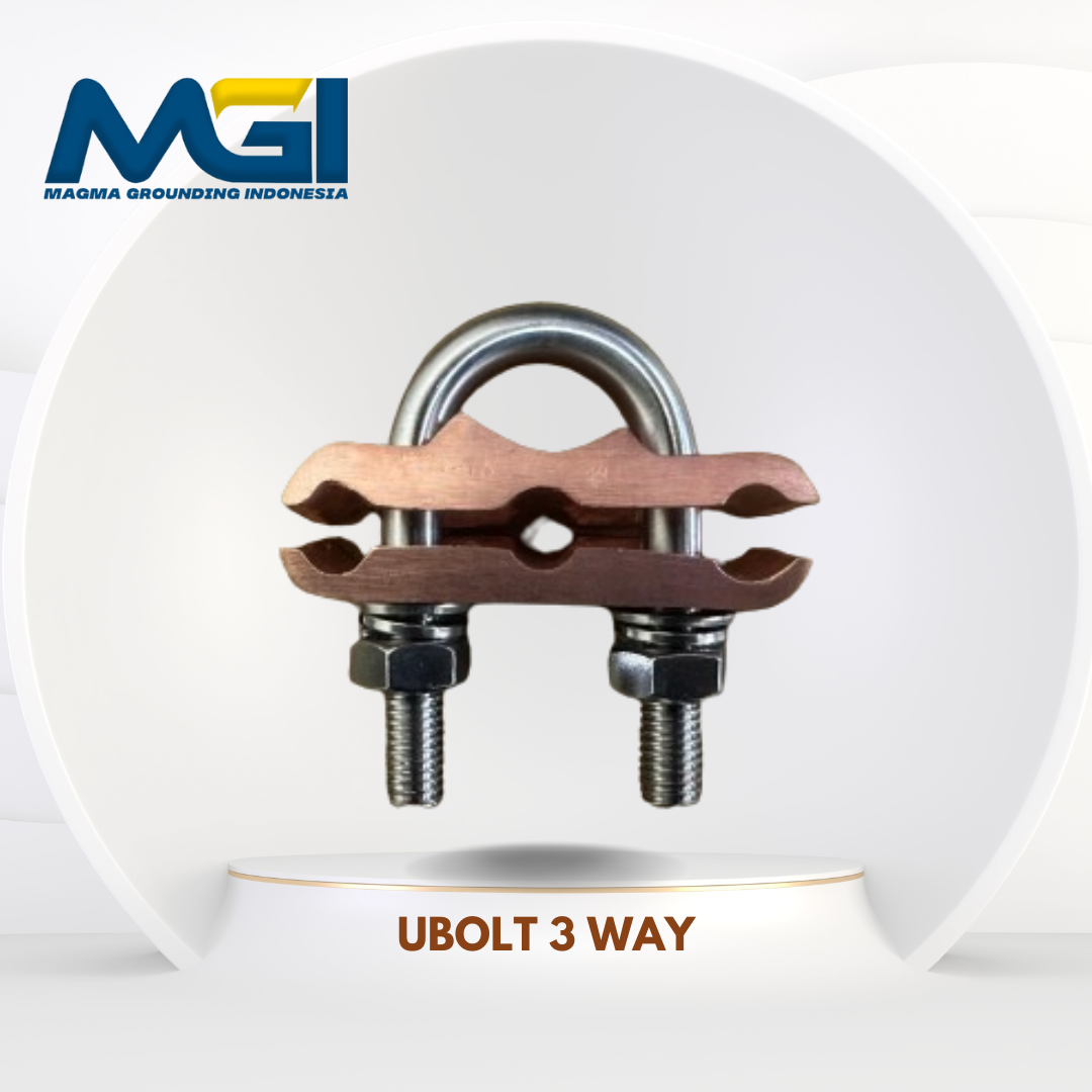 GROUNDING CLAMP UBOLT 3 WAY | Magma Grounding Indonesia
